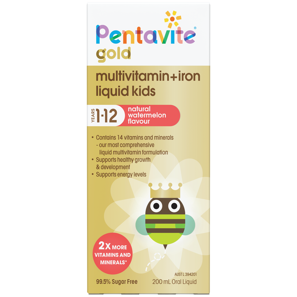 Gold Multivitamin + Iron Liquid Kids 200ml - Pentavite®