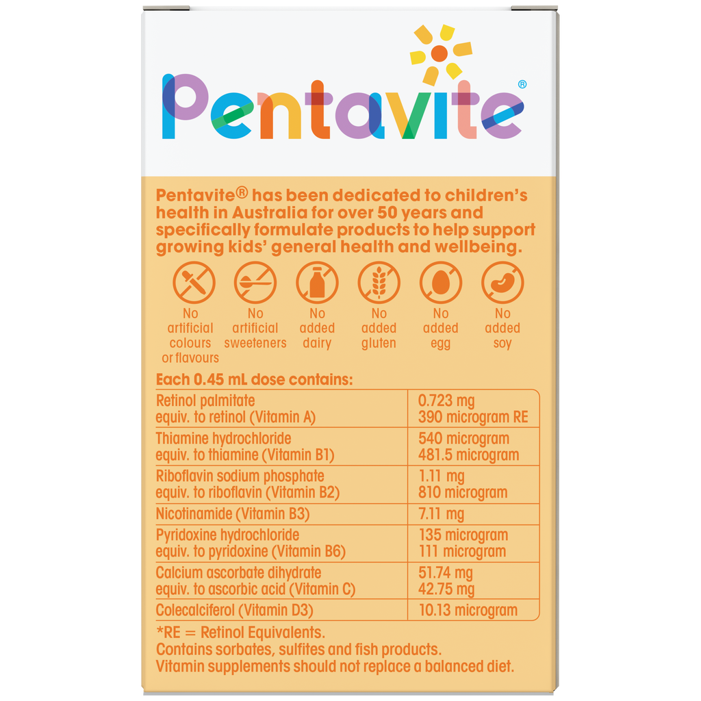 Multivitamin Infant Liquid 0-3 years - Pentavite®