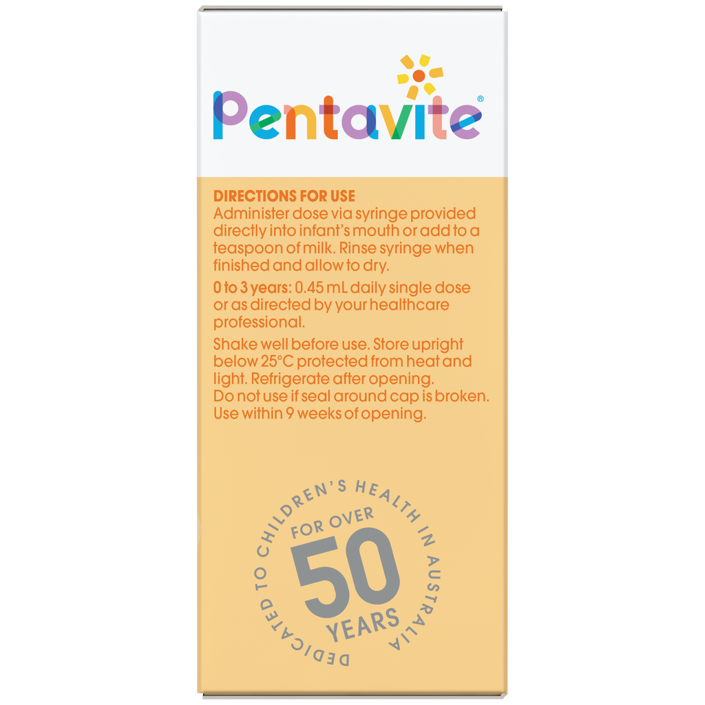 Multivitamin Infant Liquid 0-3 years - Pentavite®